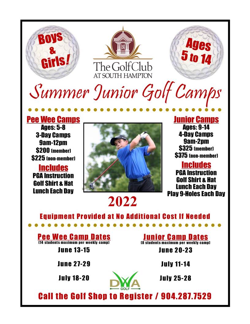 Junior Programs - The Golf Club at South Hampton